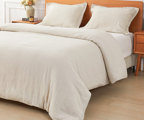 100% Linen Duvet Cover Set - Quahog Bay Bedding
